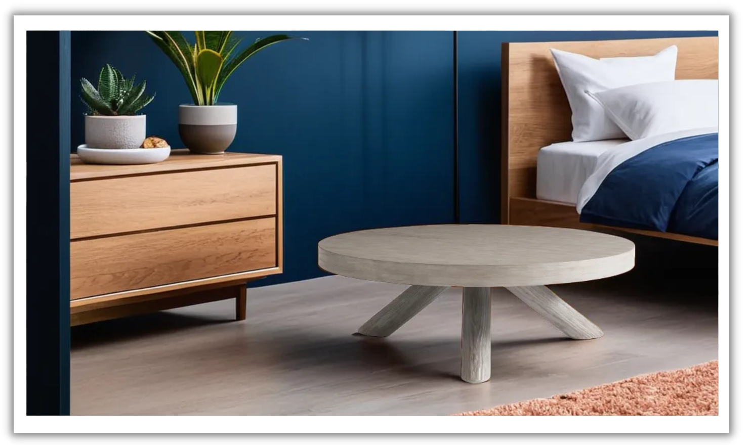 Buy Bernhardt Harmon Round Cocktail Table in Gris Finish Online – Jennifer Furniture