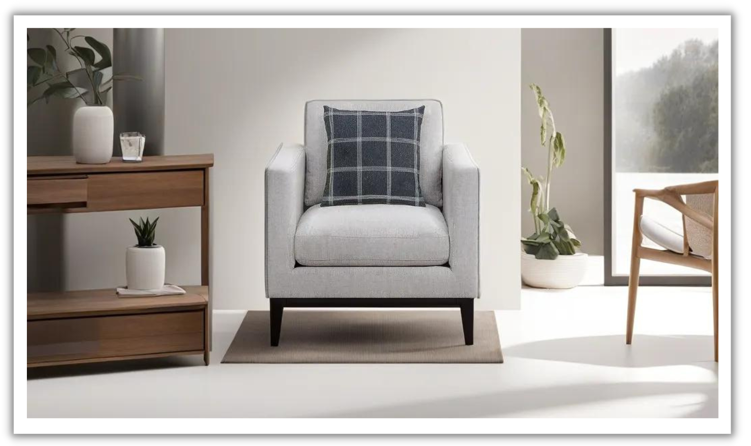 Buy Coaster Apperson Fabric Stationary Chair in Gray Online - Jennifer ...