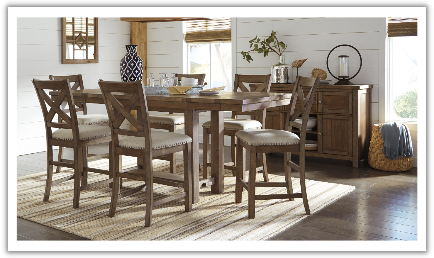 Moriville Dining Set | Jennifer Furniture