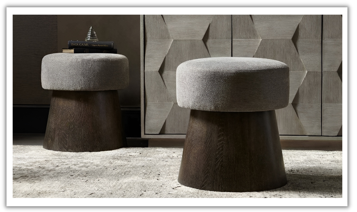 Bernhardt Linea Round Bench – Jennifer Furniture