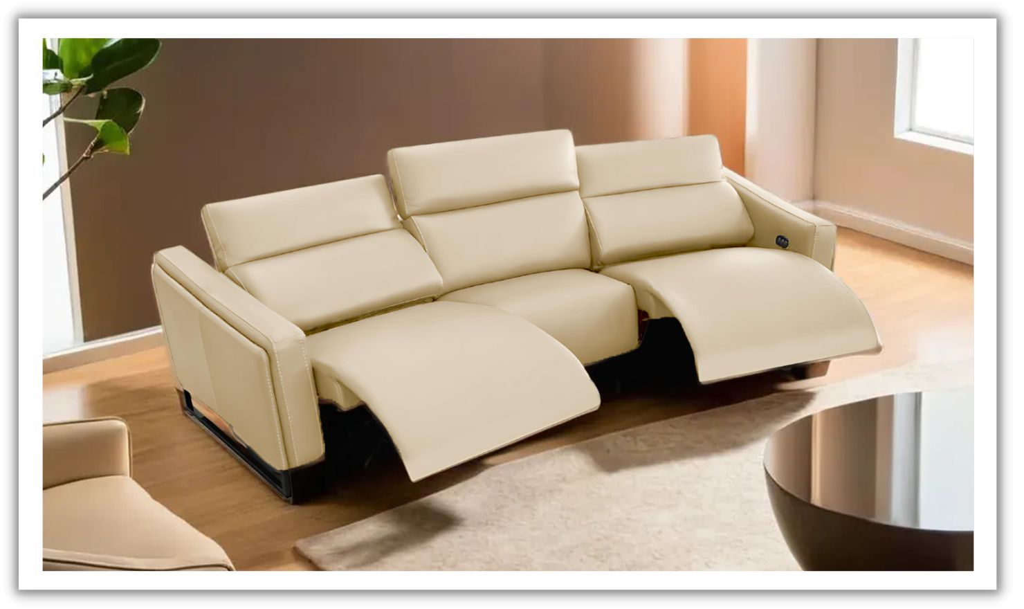 Buy Bracci Athos 3-Pieces Leather Sectional Sofa Online Buy Bracci Athos 3-Pieces Leather Sectional Sofa Online