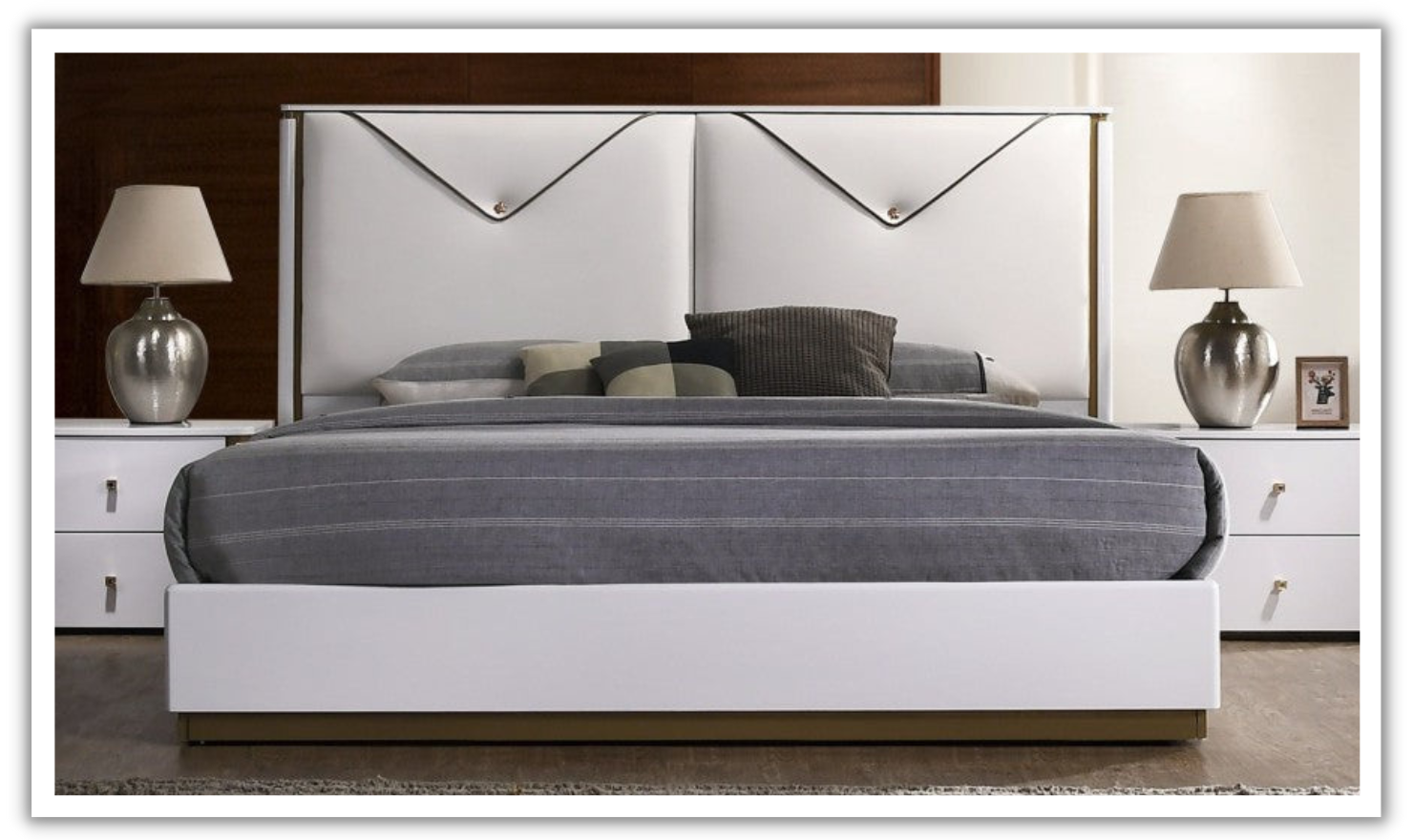 Claridge Low Profile Platform Bed (King, and Queen Size) – Jennifer ...