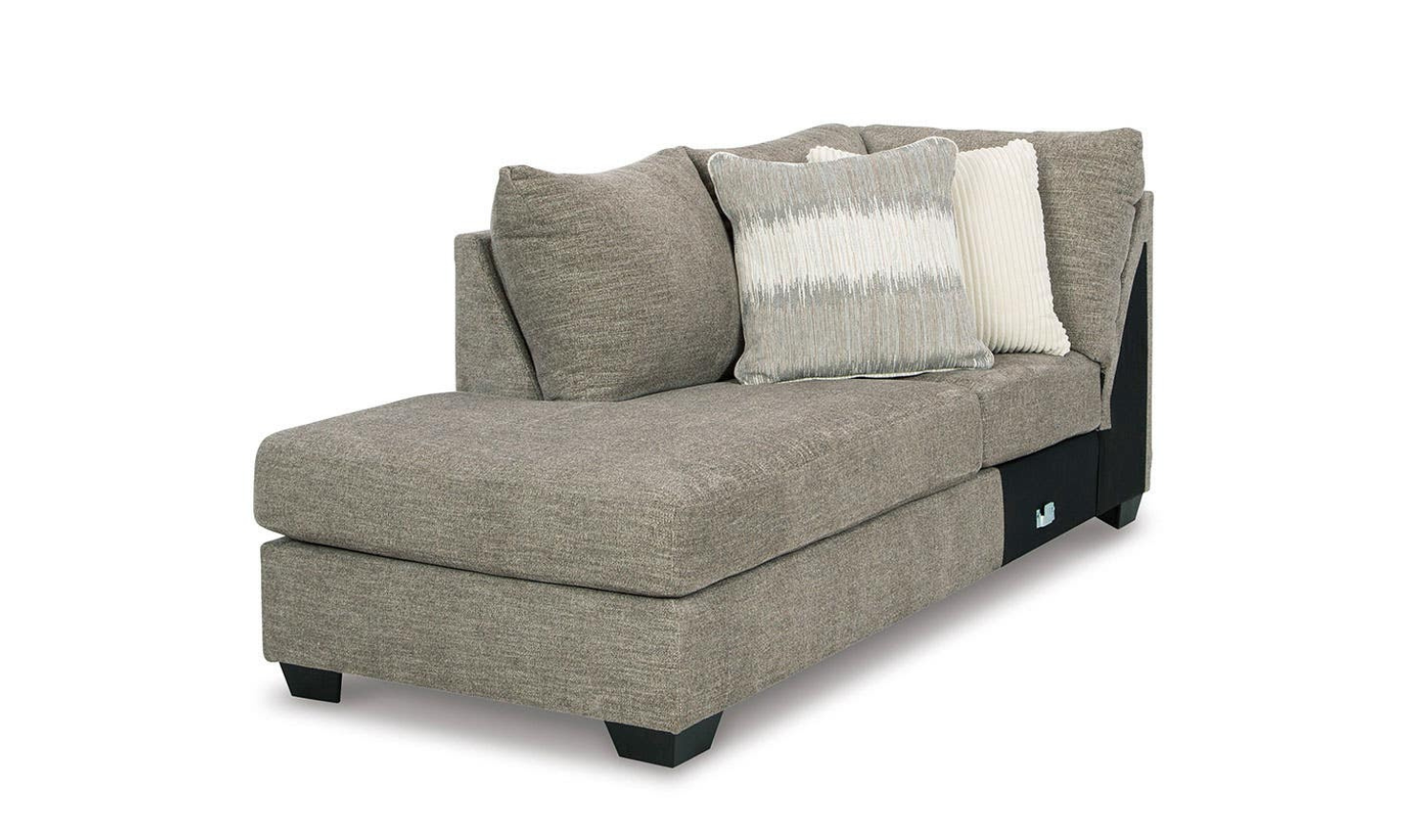 Buy Ashley Creswell 2-Piece Polyester Sectional with Chaise in Stone ...