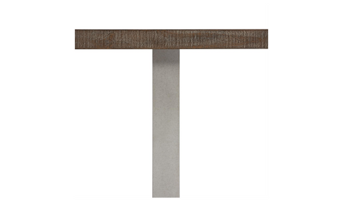 Draper Wooden + Stainless Steel Dining Table with Adjustable Glides ...
