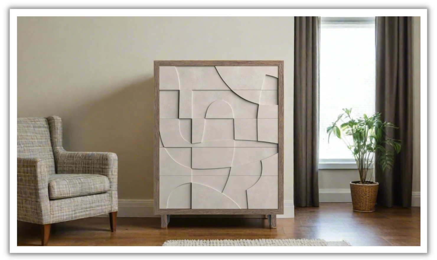 Bernhardt Casa Paros 5-Drawers Wooden Chest in Playa Finish – Jennifer ...