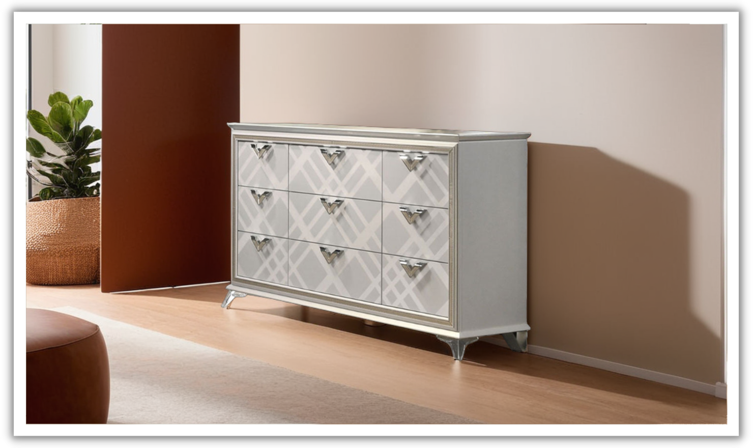 Jennifer Italia Brickfield Wooden Rectangular Gray 9 Drawers – Jennifer ...