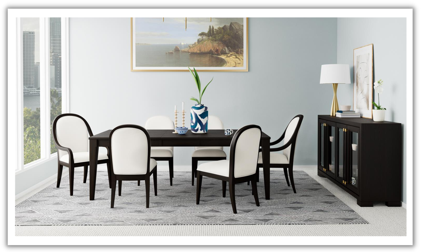 Riverside Furniture Lydia Contemporary Upholstered Dining Side Chair ...