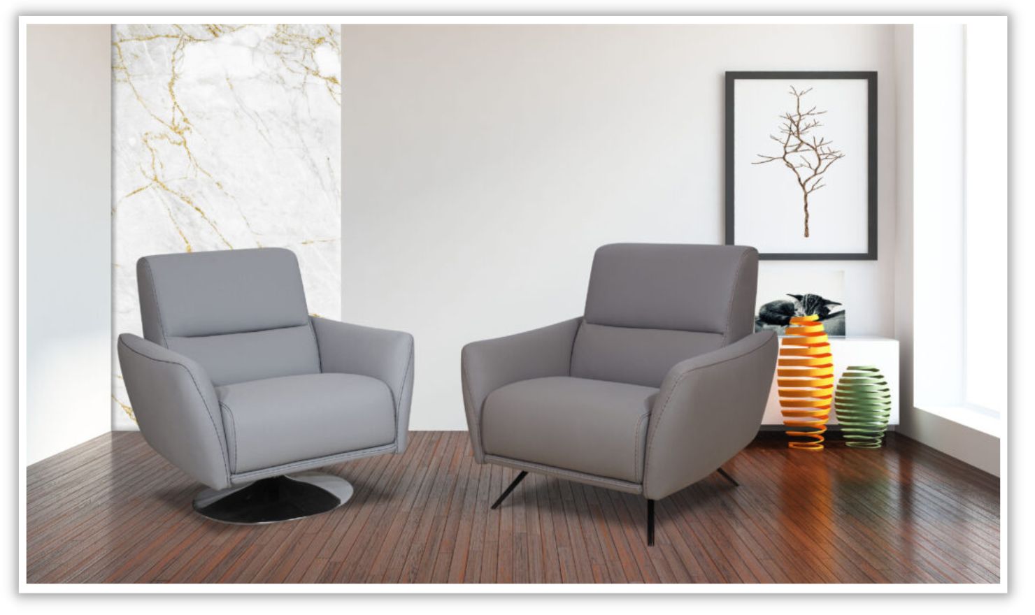 Mercury Swivel Chair – Jennifer Furniture