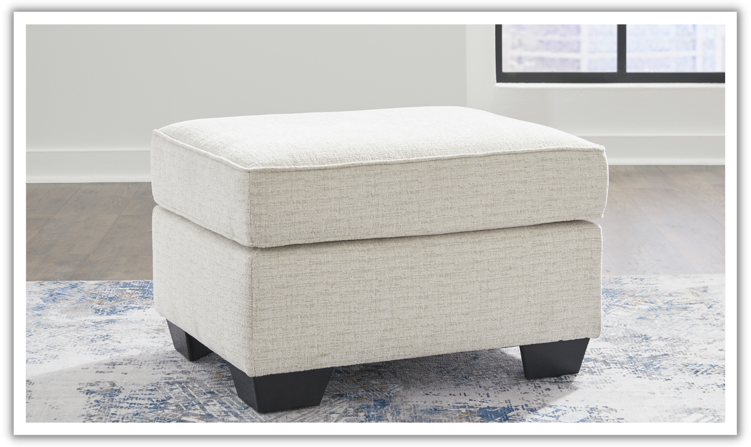 Modern Heritage Cashton Oversized Fabric Accent Ottoman – Jennifer ...