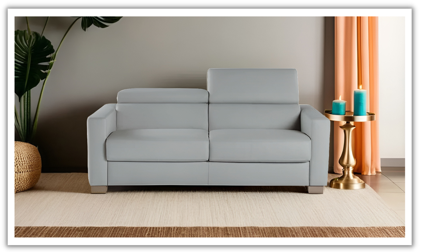Nicoletti Natalie Italian Leather Sleeper Sofa - Luxury Overnight Coll ...