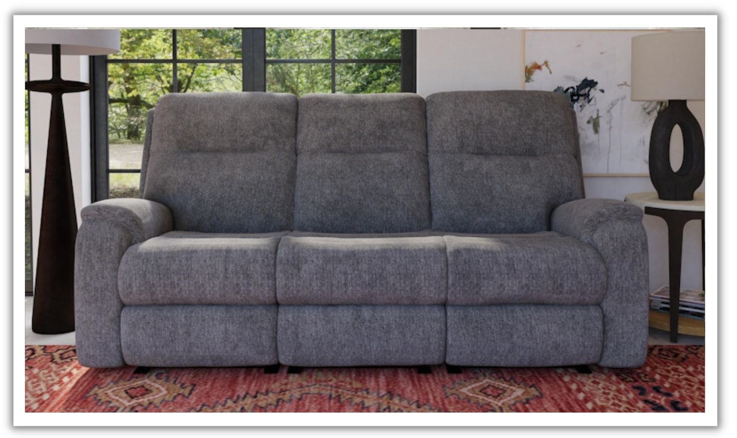 Penn Power Reclining Fabric Living Room Set with Zero Gravity ...