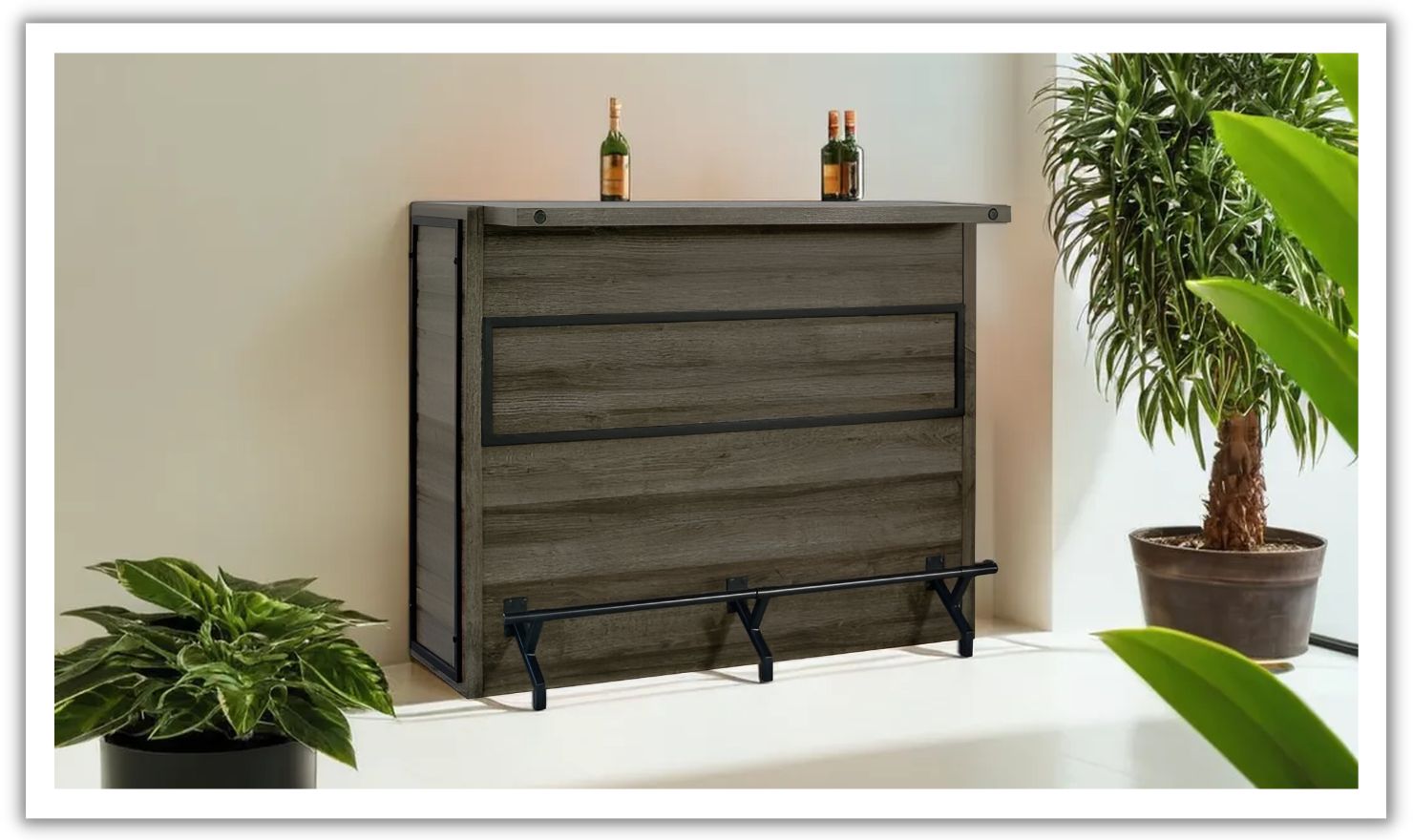 Coaster Furniture Recreation Bar Unit in Rustic Aged Oak Finish ...