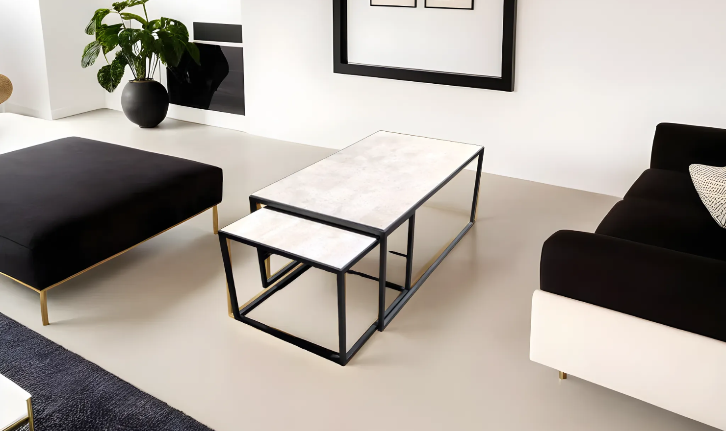 Rectangle nesting coffee table – Jennifer Furniture