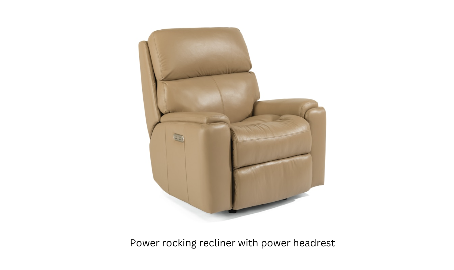 Rio Power Rocking Recliner Fabric Chair With Power Headrest – Jennifer ...