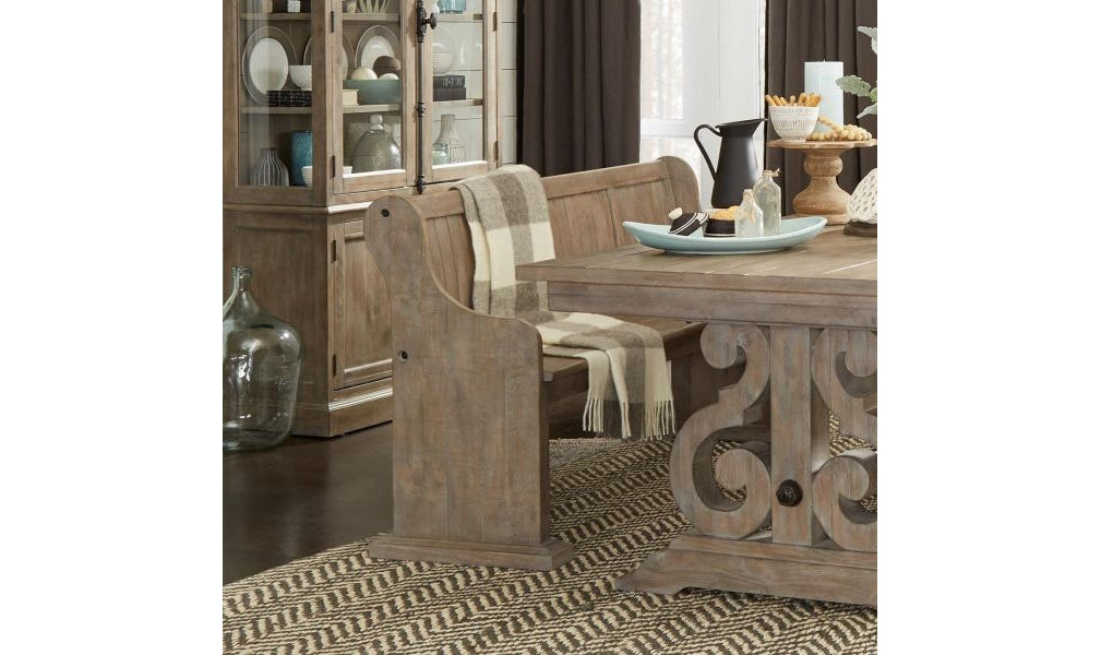 Magnussen Tinley Park Bench w-Back – Jennifer Furniture