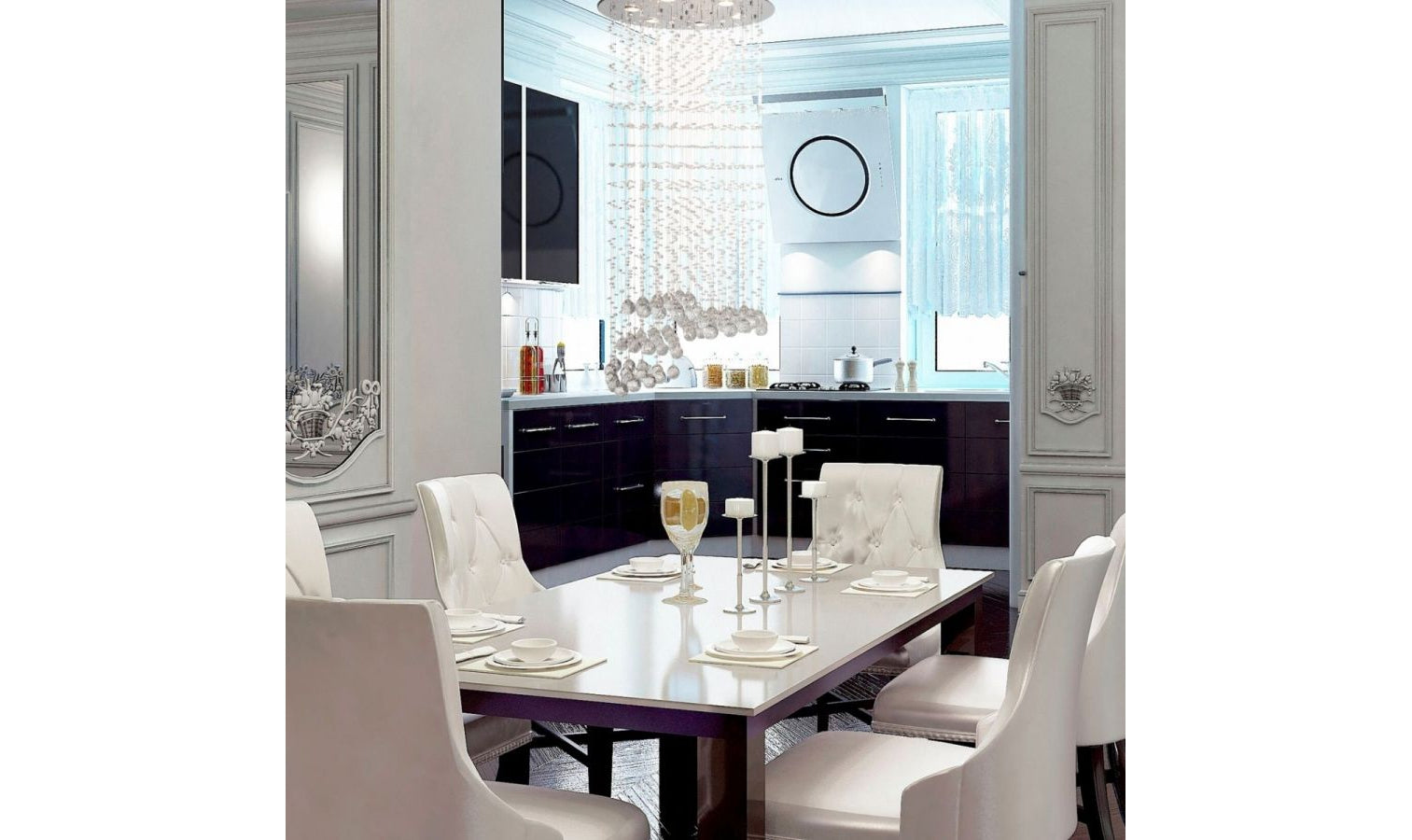Tyler Large Waterfall chandelier – Jennifer Furniture