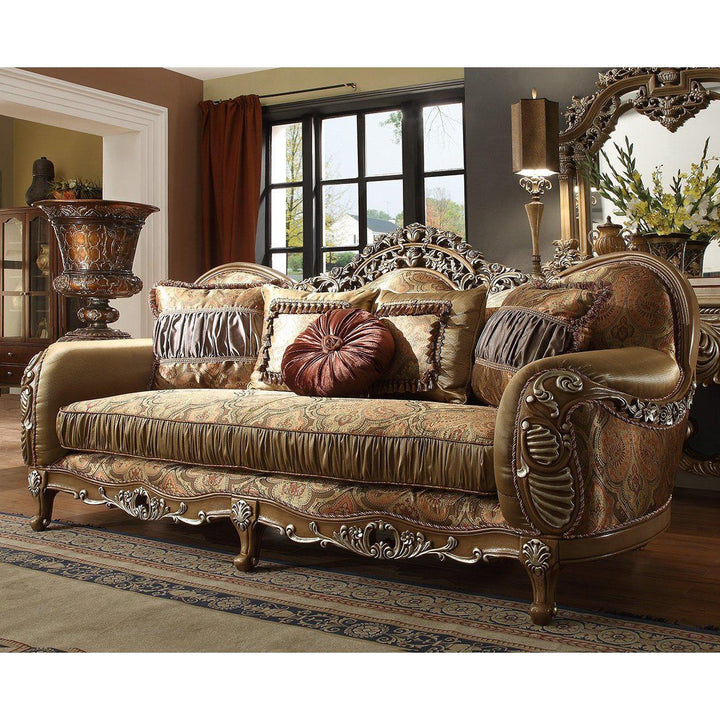 Homeydesign Englert 3 Pieces Traditional Living Room Set in Light Mapl ...