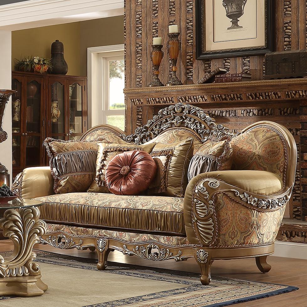 Homeydesign Englert 3 Pieces Traditional Living Room Set in Light Mapl ...