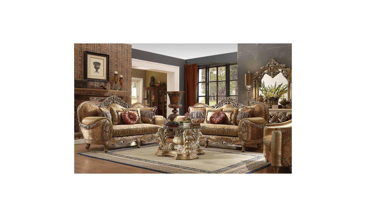 Homeydesign Englert 3 Pieces Traditional Living Room Set in Light Mapl ...