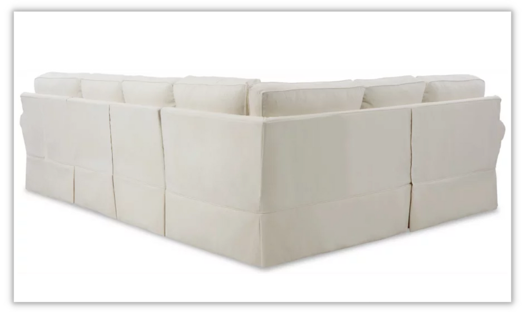Buy Craftmaster Cuddle 5-Seater U-Shape Chaise Sectional in Beige ...