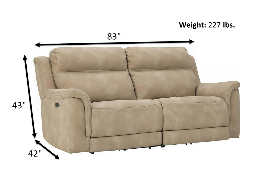 Flexsteel Brandon Leather Reclining Sofa | Cabinets Matttroy