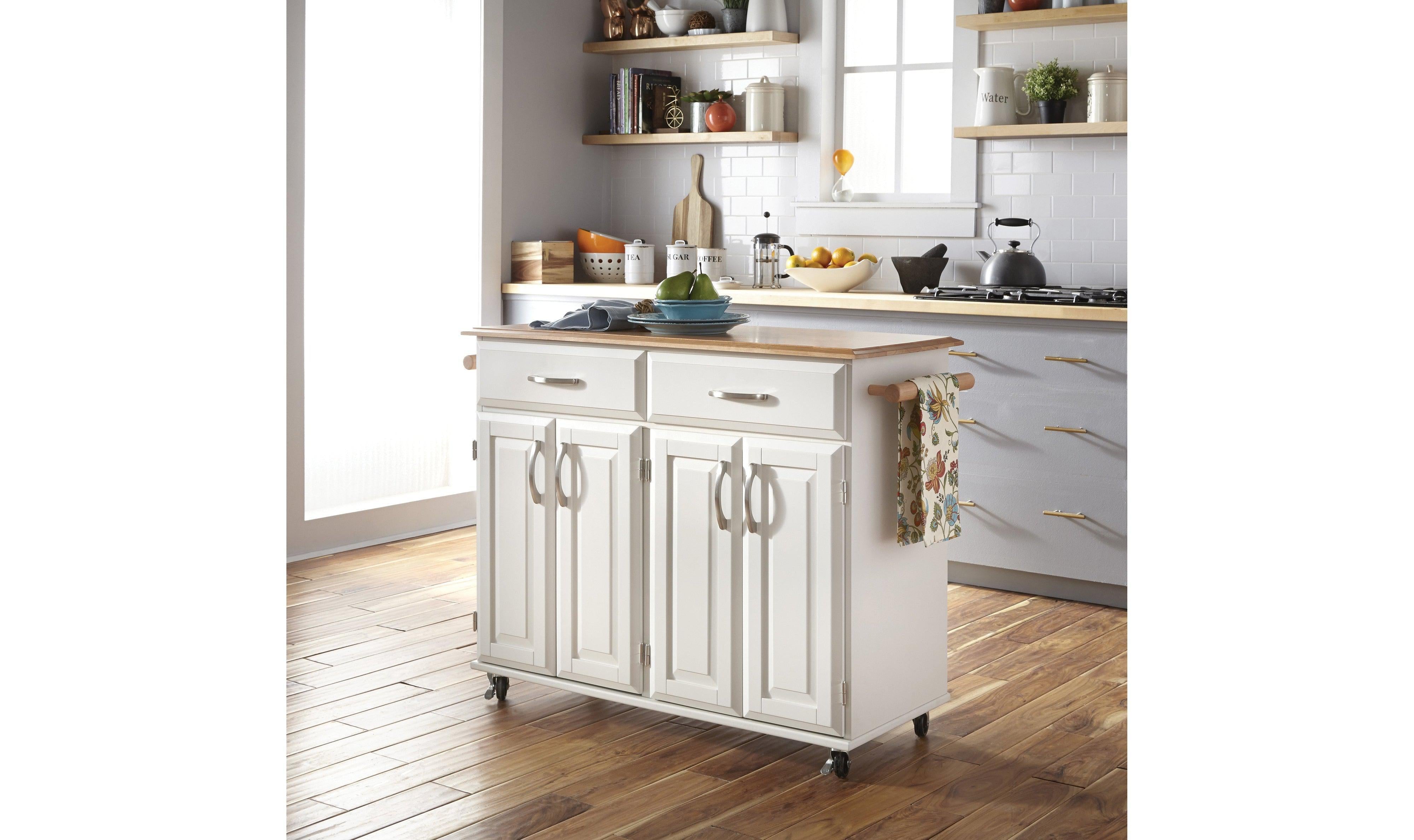 Blanche Kitchen Cart 8 by homestyles – Jennifer Furniture
