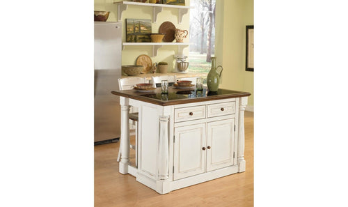 Monarch 3 Piece Kitchen Island Set 2 by homestyles – Jennifer Furniture