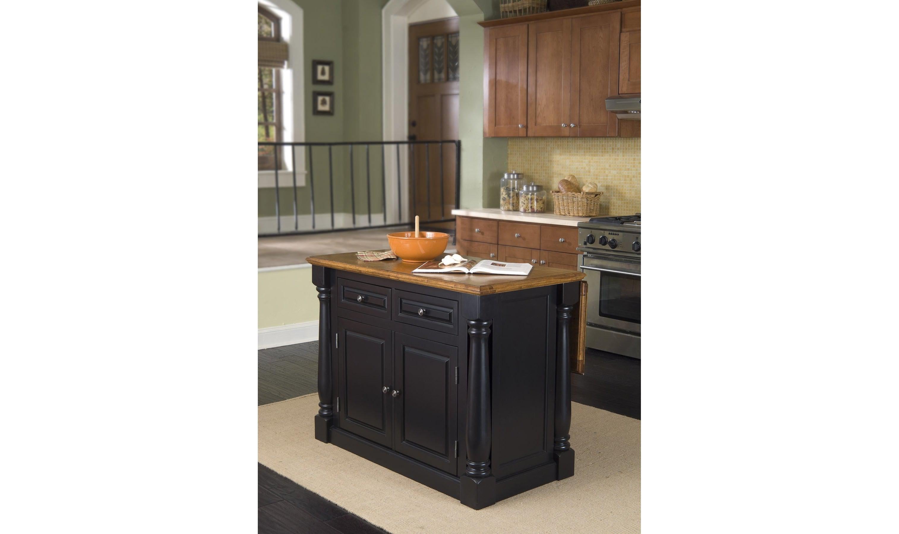 Monarch Kitchen Island 6 by homestyles – Jennifer Furniture