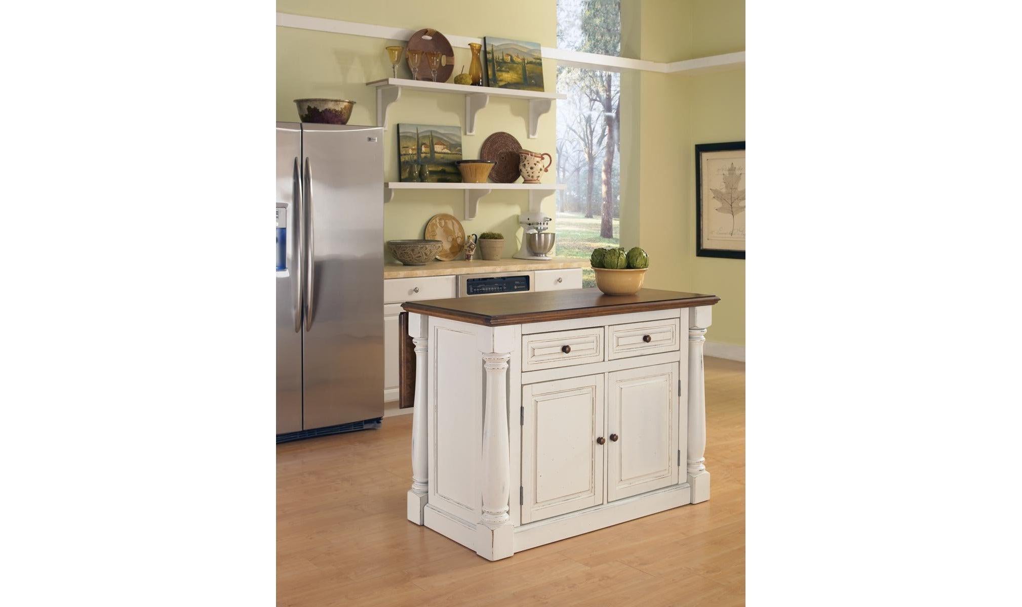 Monarch Kitchen Island 8 by homestyles – Jennifer Furniture